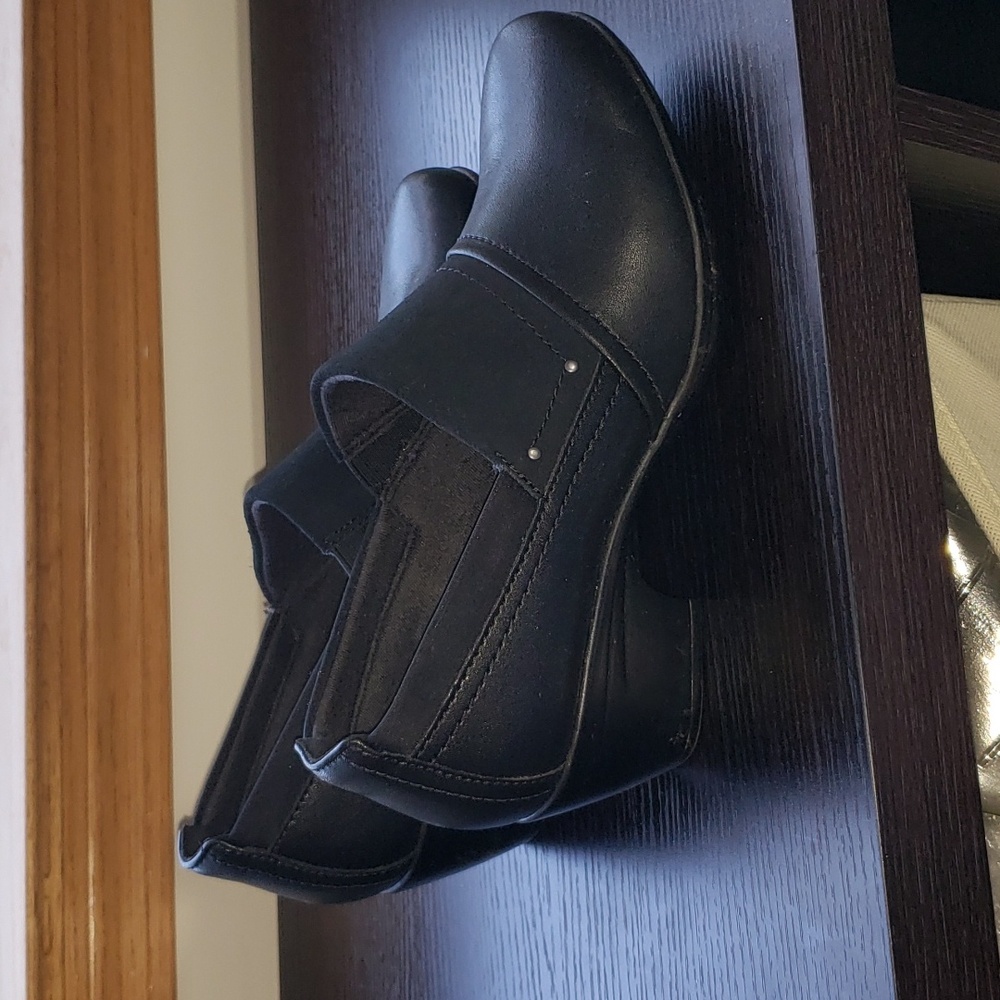 Clarks Collections Emily Step Black Leather Shoe Size… - Gem